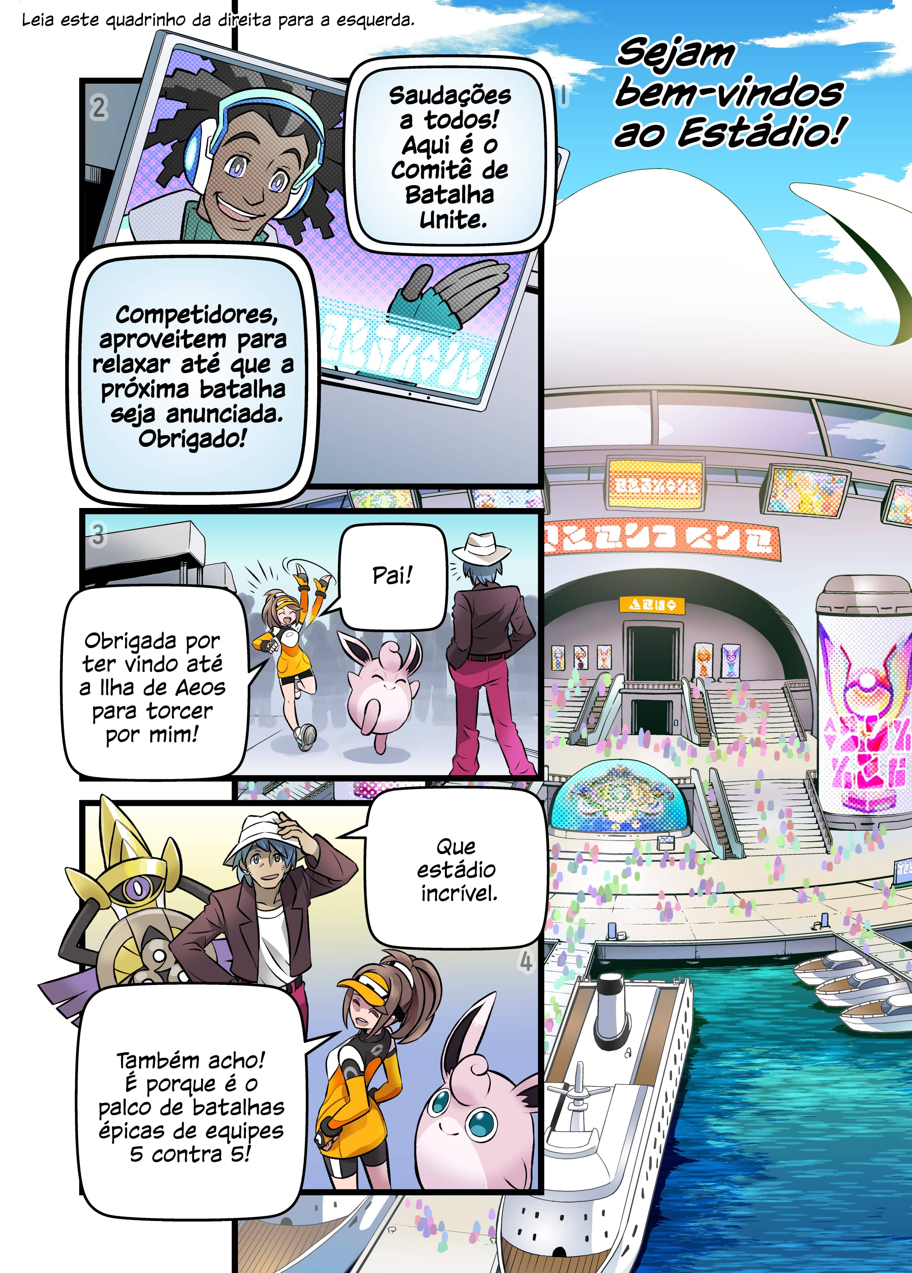 Pokémon UNITE | CAPÍTULO 3: Sejam bem-vindos ao Estádio!